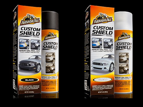 Just Motor - מבית אבי חלקי חילוף | ספריי ציפוי שחור Armor All Custom Shield