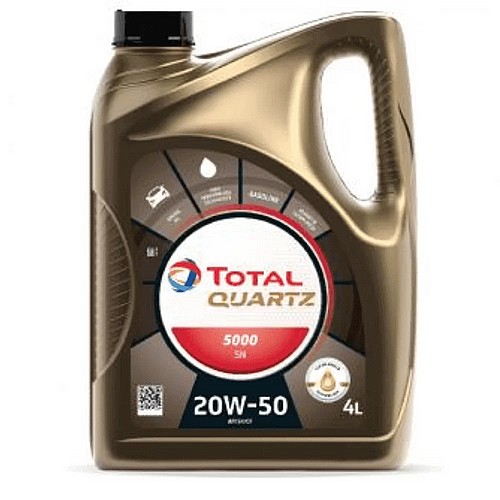 Just Motor - מבית אבי חלקי חילוף | שמן מנוע TOTAL QUARTZ 5000 20W50