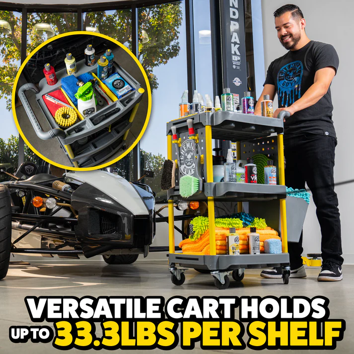 Just Motor - מבית אבי חלקי חילוף | עגלת דיטיילינג מקצועית CHEMICAL GUYS ...