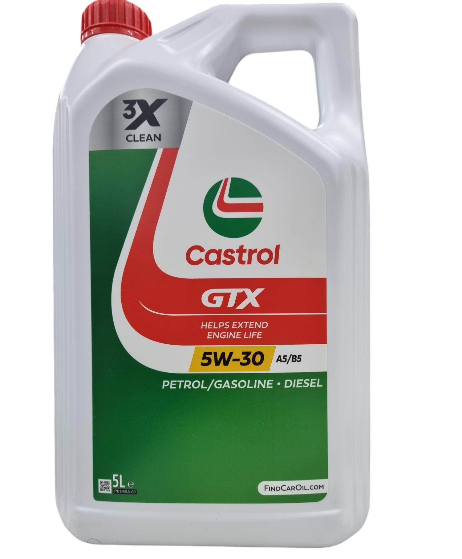 Just Motor - מבית אבי חלקי חילוף | שמן מנוע Castrol GTX A5/B5 5W30 5L